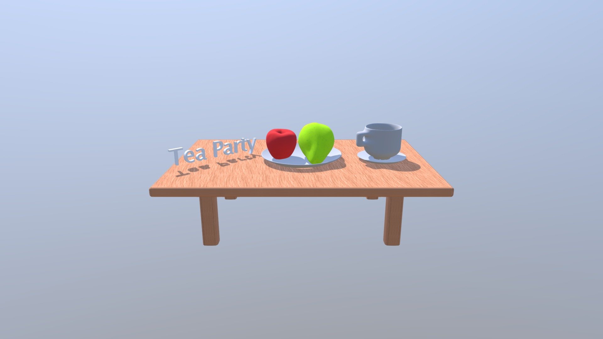 Tea party - 3D model by isakaa [b23af48] - Sketchfab