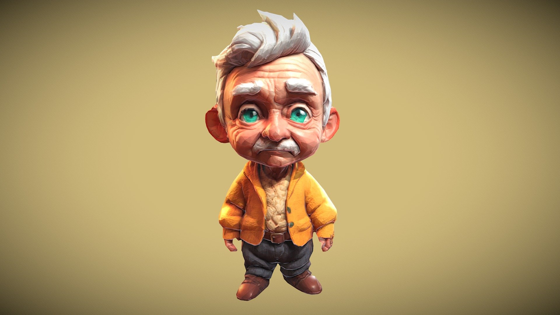 Stylized Grandpa - Buy Royalty Free 3D model by SAXN [b23ba40 ...