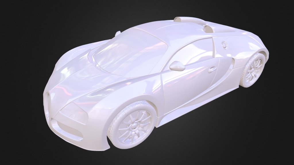 Bugatti Veyron - 3D model by cornea [b23c08e] - Sketchfab
