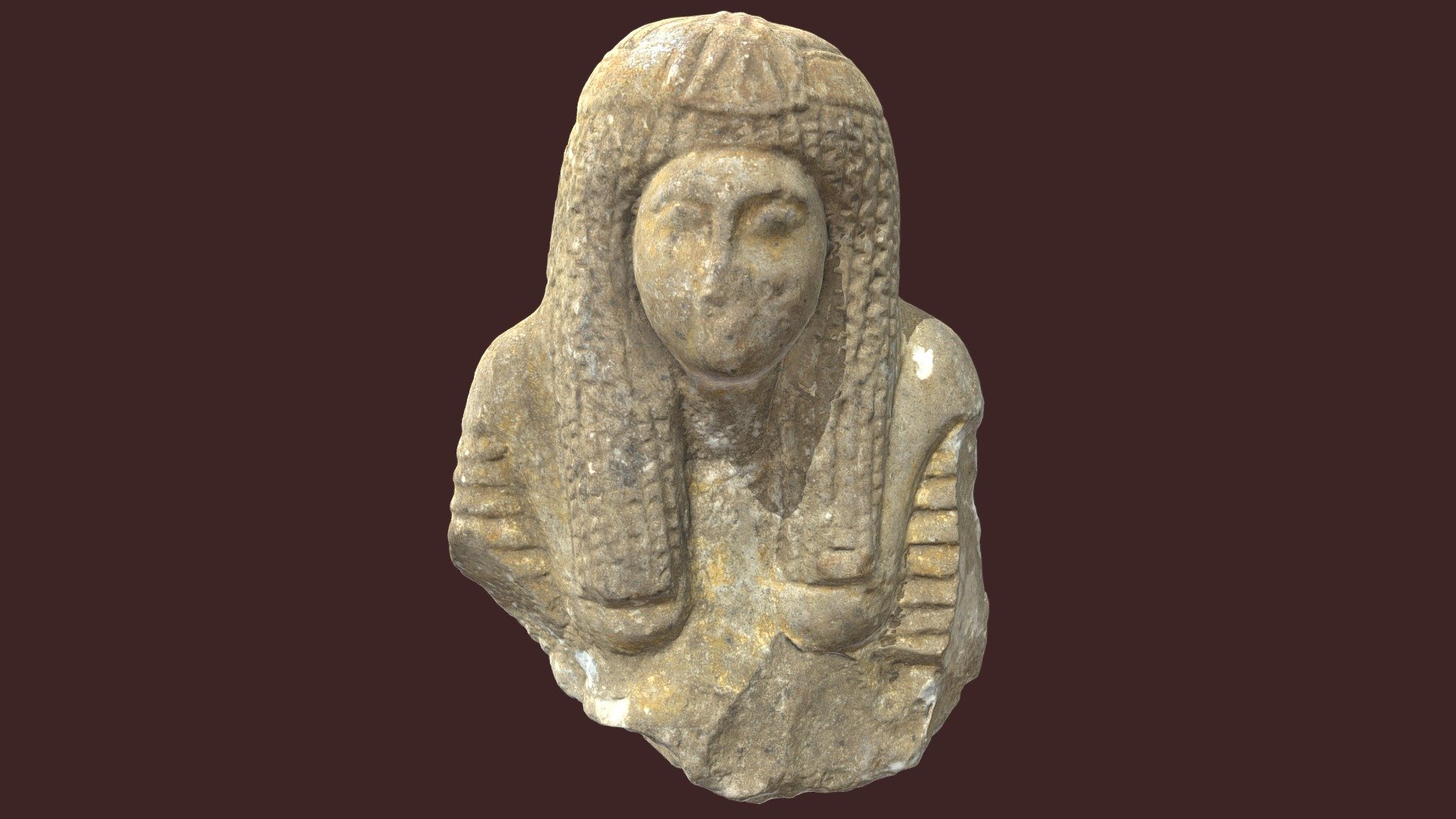 Statue of Ahmose-Nefertari, inv. IES-NI-5114 - 3D model by Institut d ...