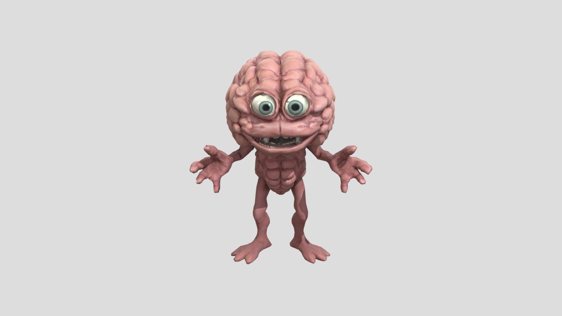 brain character - 3D model by Sasha199872 [b23de70] - Sketchfab