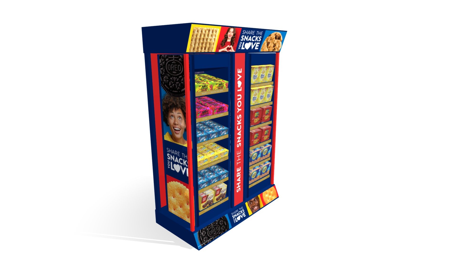 Mondelez Animated Rack 01 - 3D model by bish [b23f8d4] - Sketchfab