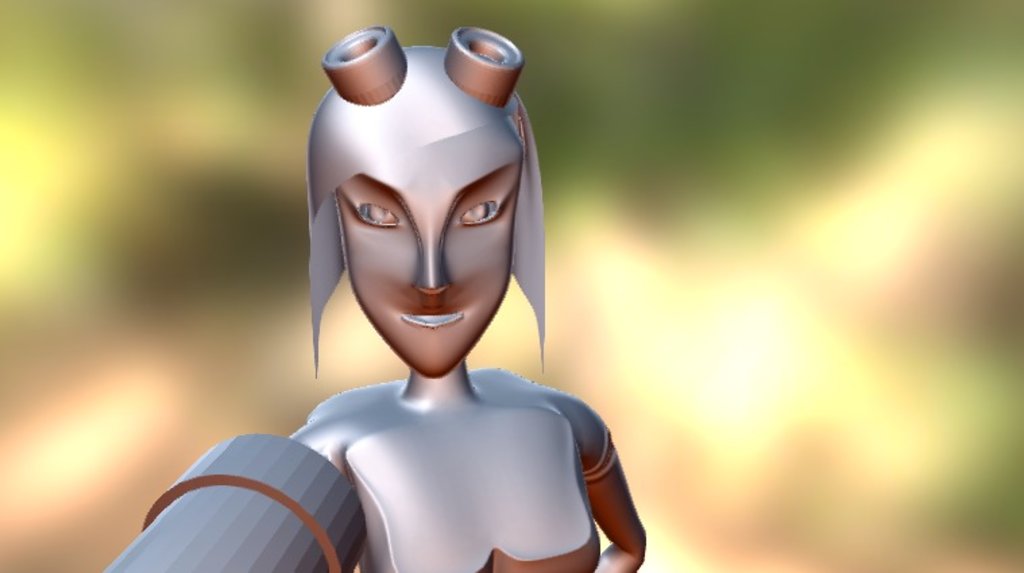 HellBoy (Female Version) - 3D model by sawprojectindo [b240d1d] - Sketchfab