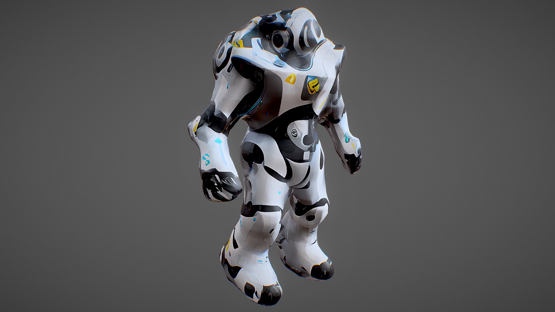 Hazardous environment protection robot - Download Free 3D model by ...