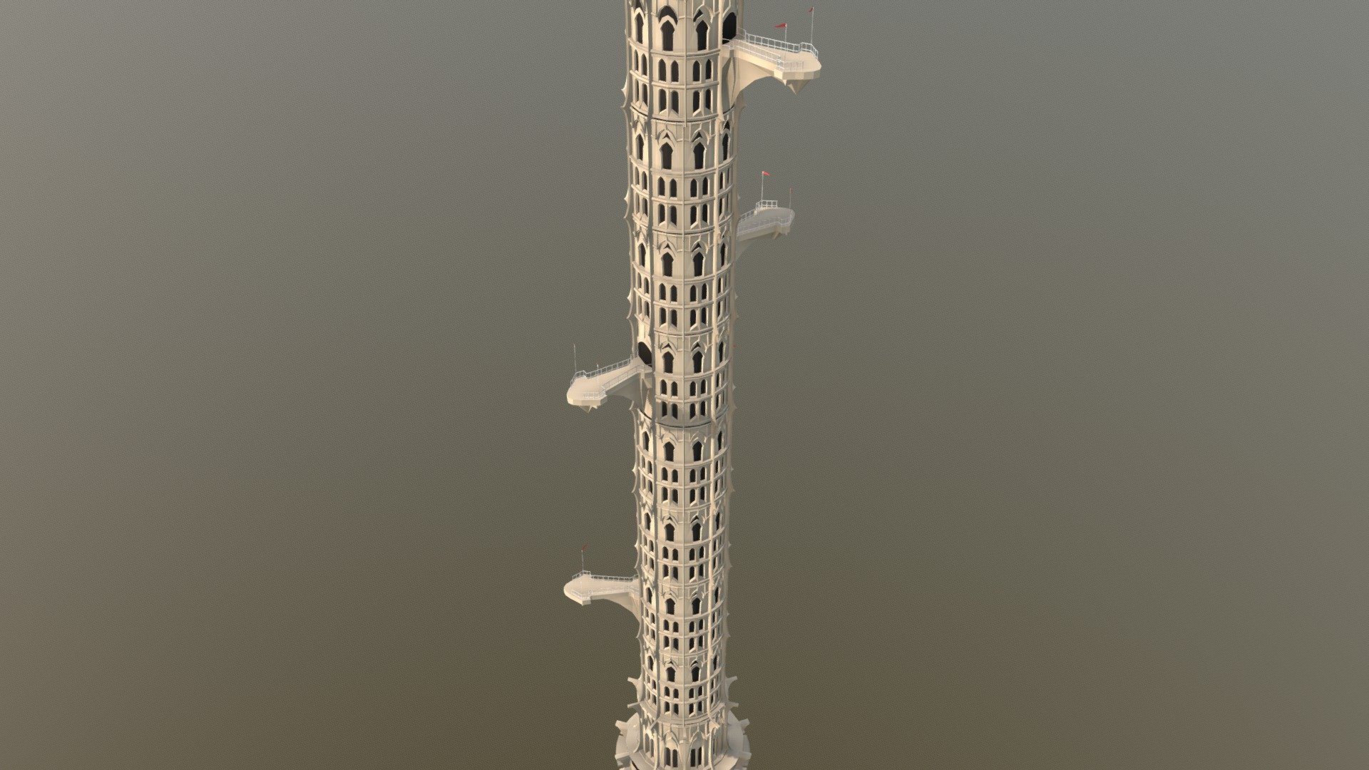 New Moon Tower - 3D model by nealabanes [b242d25] - Sketchfab
