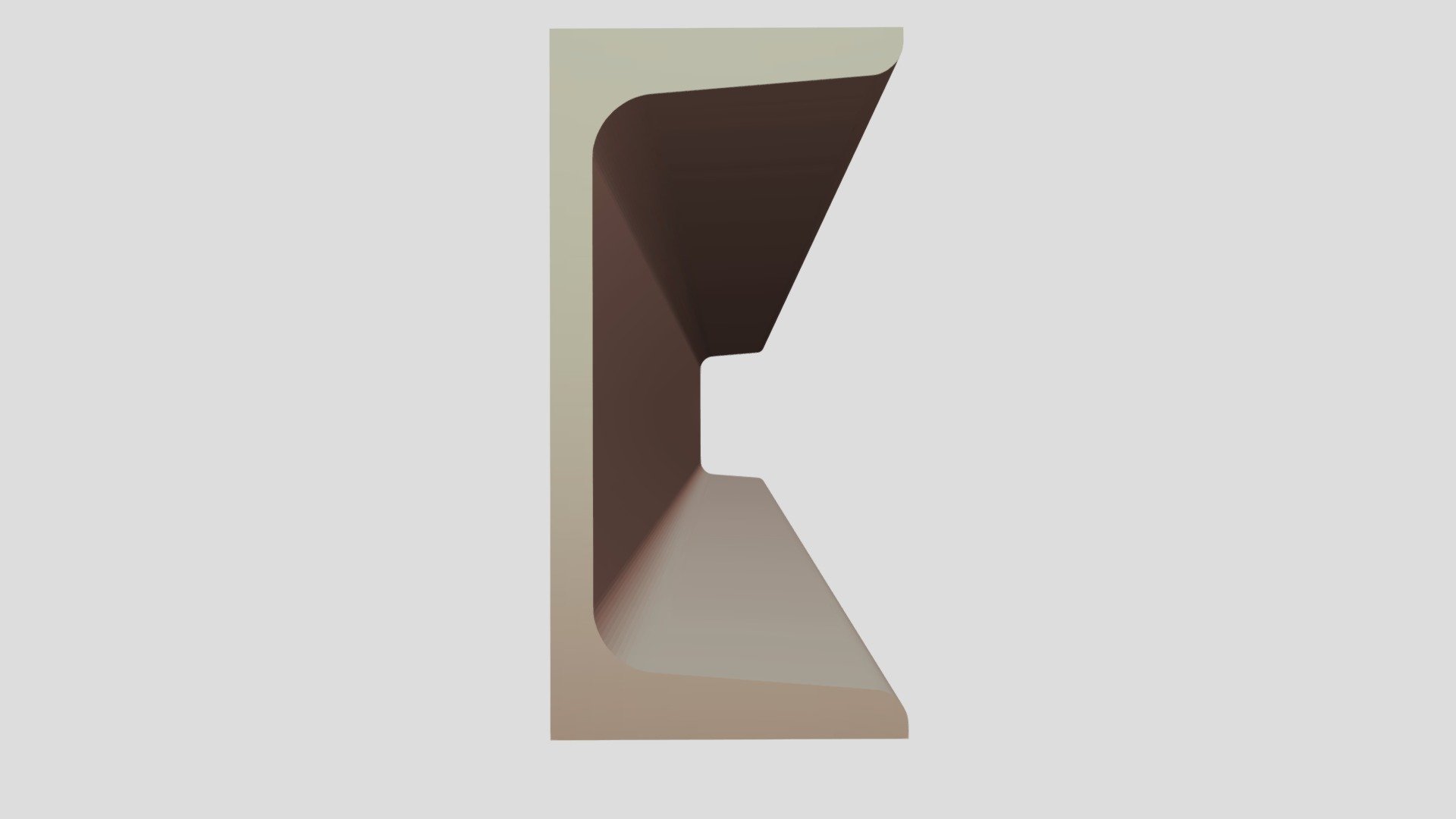 U-profile technical structure - DIN EN 10279 - 3D model by mania-x ...