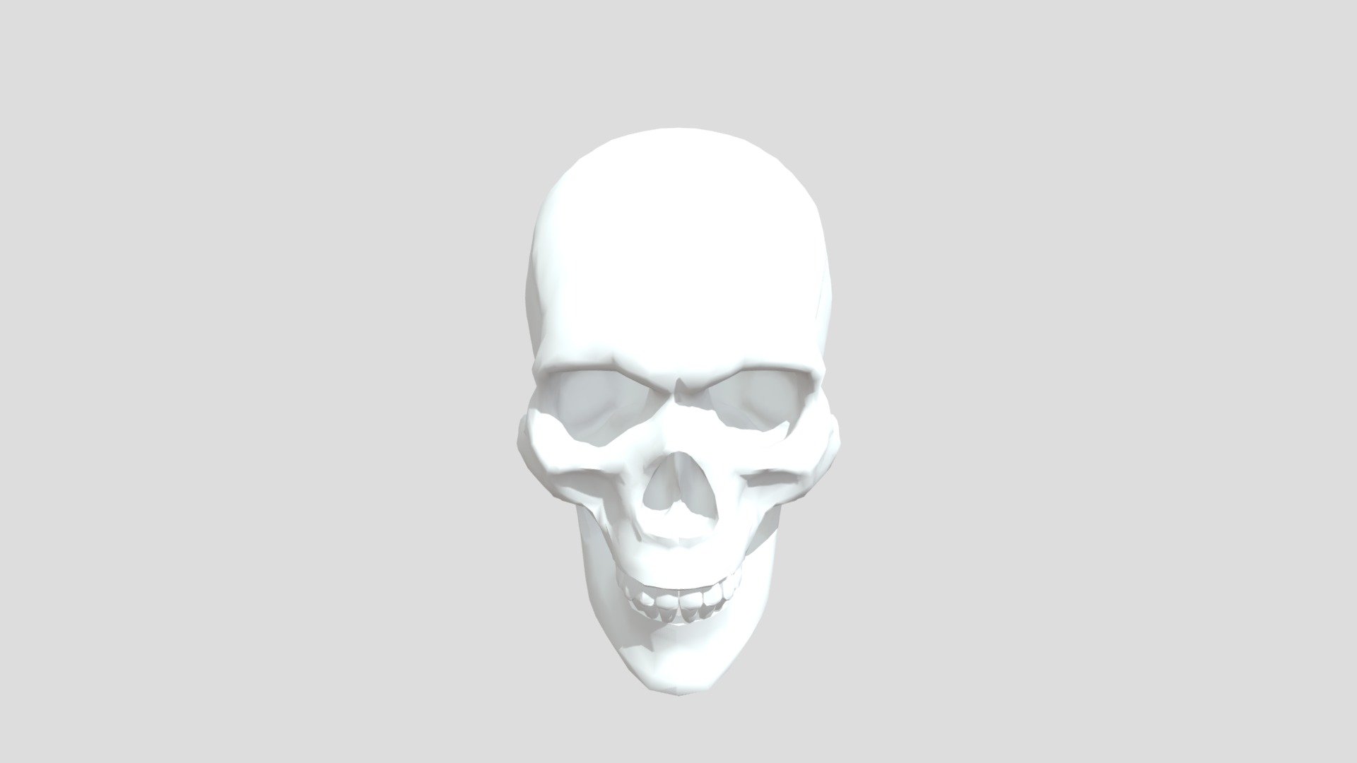 Skull_OBJ - 3D model by jahnviaghera [b2451ad] - Sketchfab