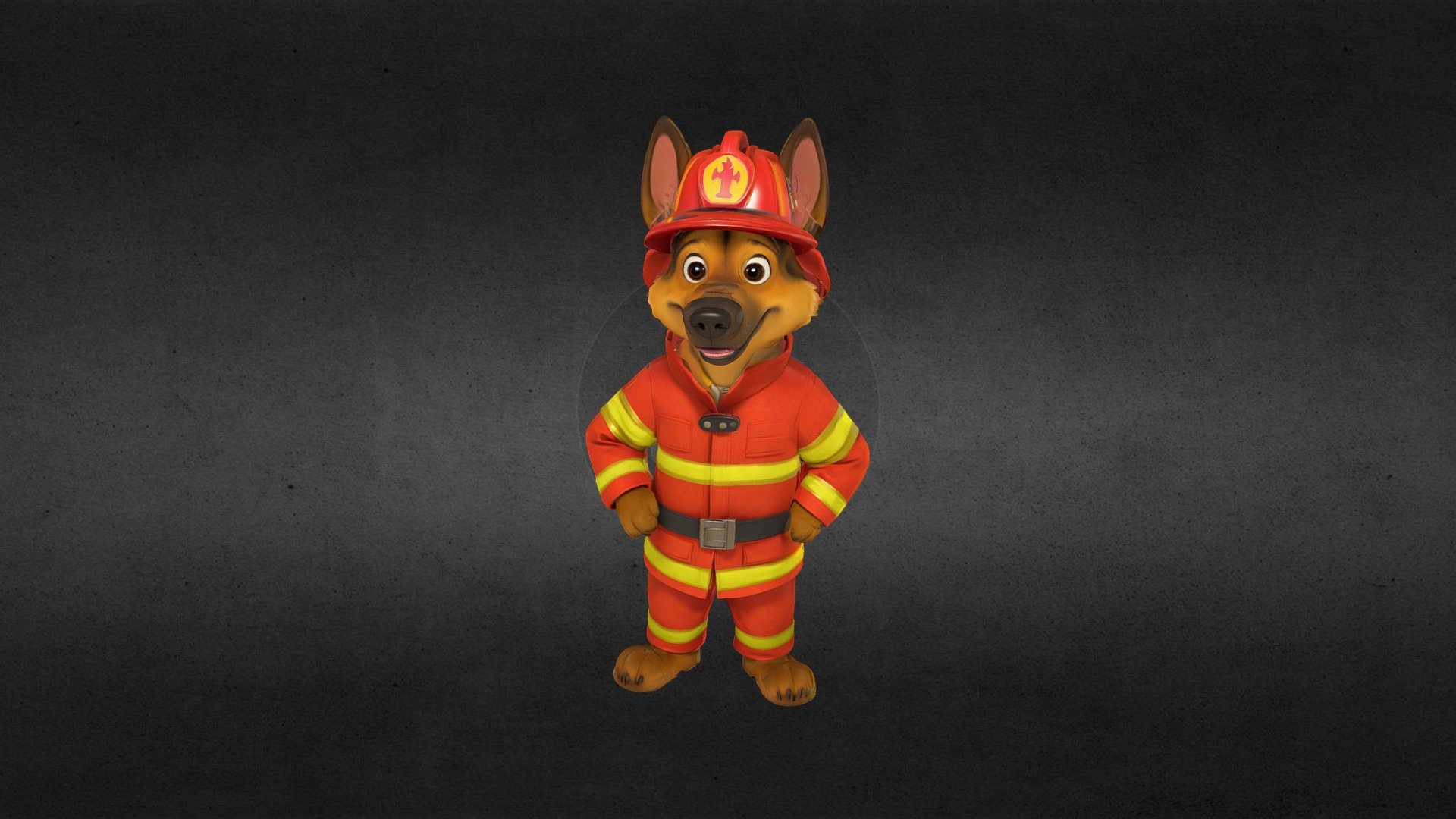 Firefighting Pup - 3D model by ScanTasticWorld (@ScanTasticWolrd ...