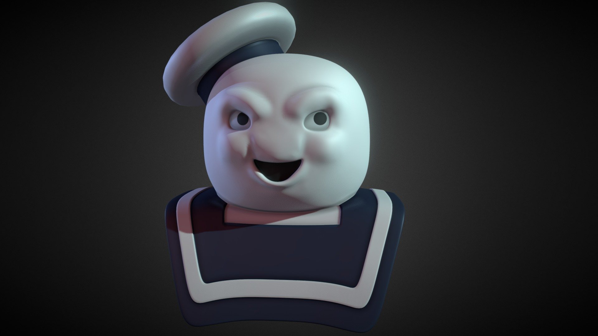 Mr.Stay-Puft - 3D model by FLYRICE (@superrice1983) [b2468d4] - Sketchfab