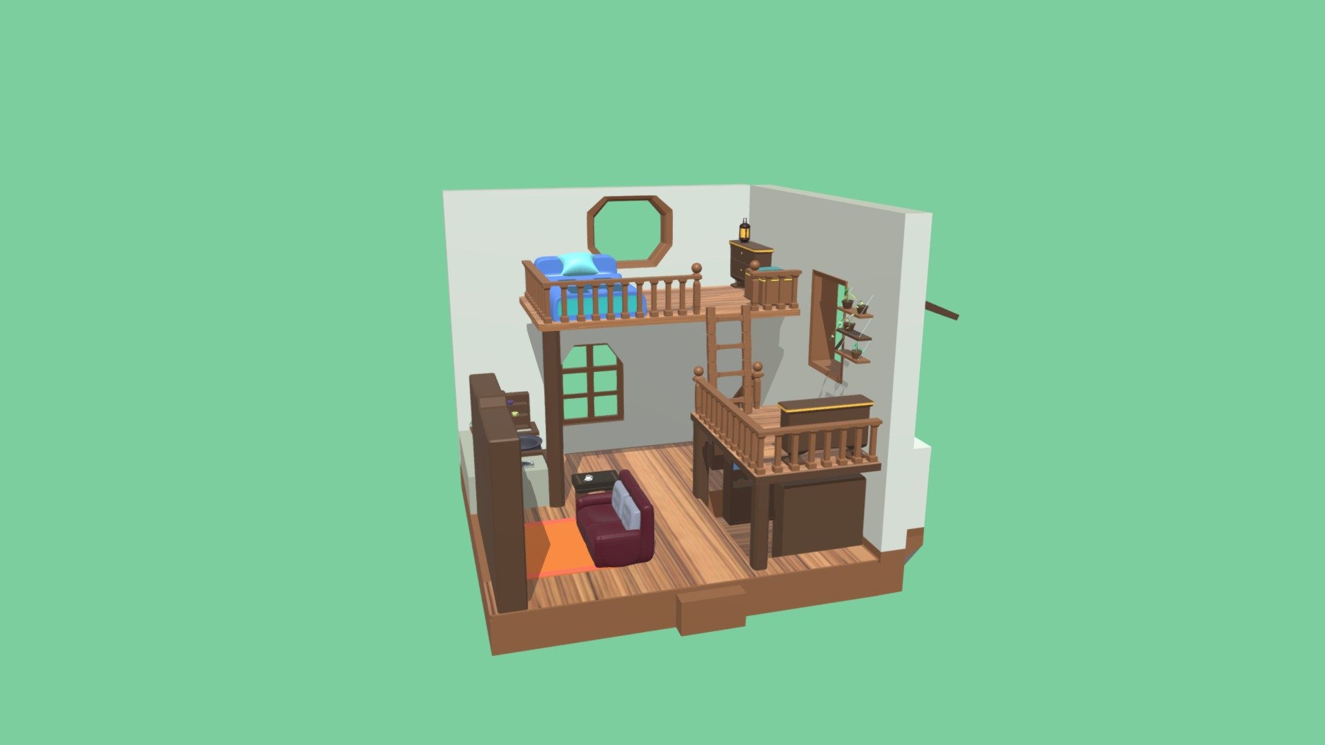 Room - 3D model by milkcandy [b247426] - Sketchfab