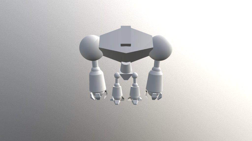 Robot Blocked Model - 3D model by Derek Stevens (@derekstevens ...