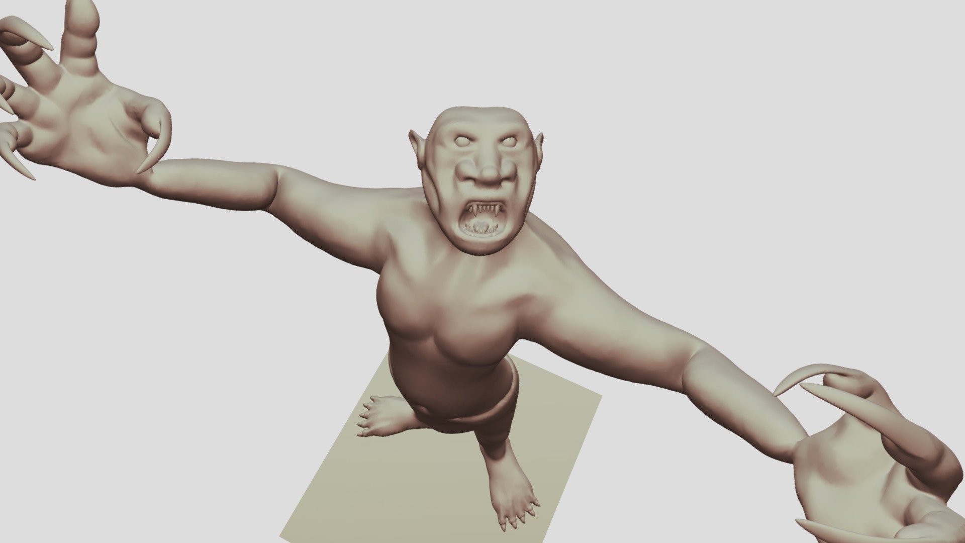 DnD Troll Roar - Download Free 3D model by Thomas Mason (@ThomasMason ...