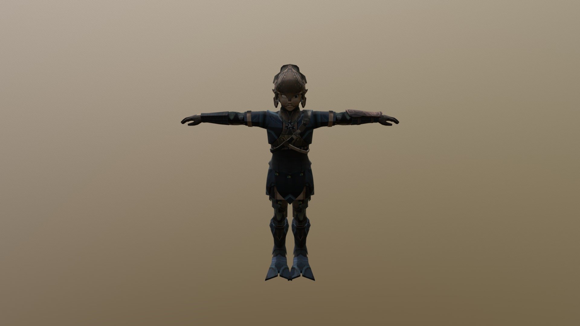 Twilight Princess - Link Zora Armor - Download Free 3D model by ...