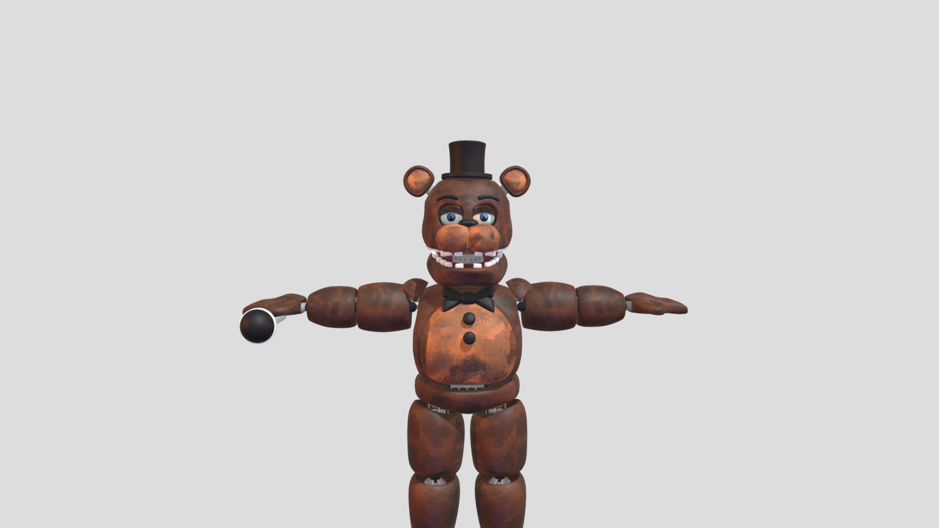 Unwithered Freddy - Download Free 3D model by PizzaZaiah [b24b40f ...