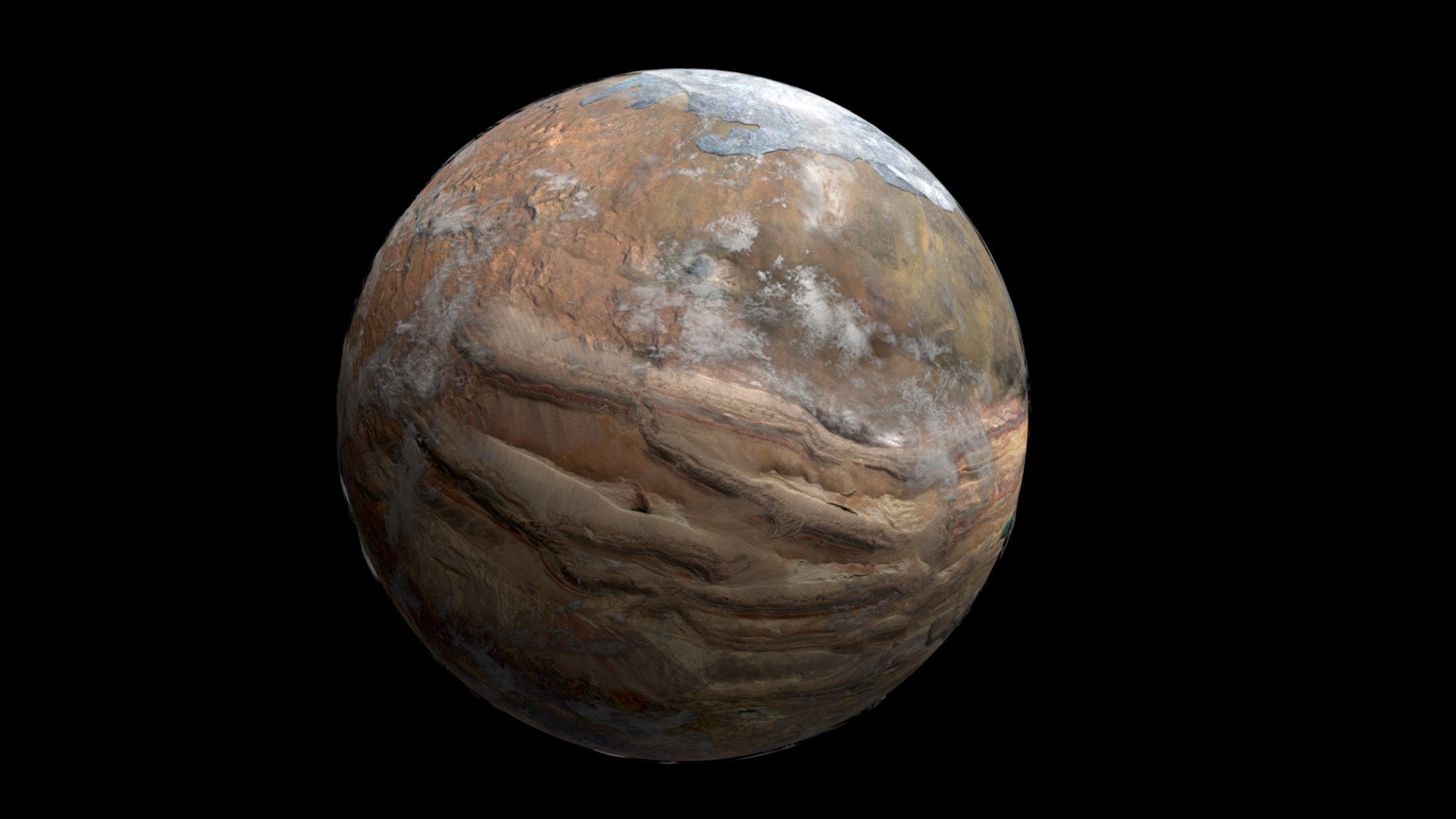 PBR Barren Planet 5 - Buy Royalty Free 3D model by northlogic ...