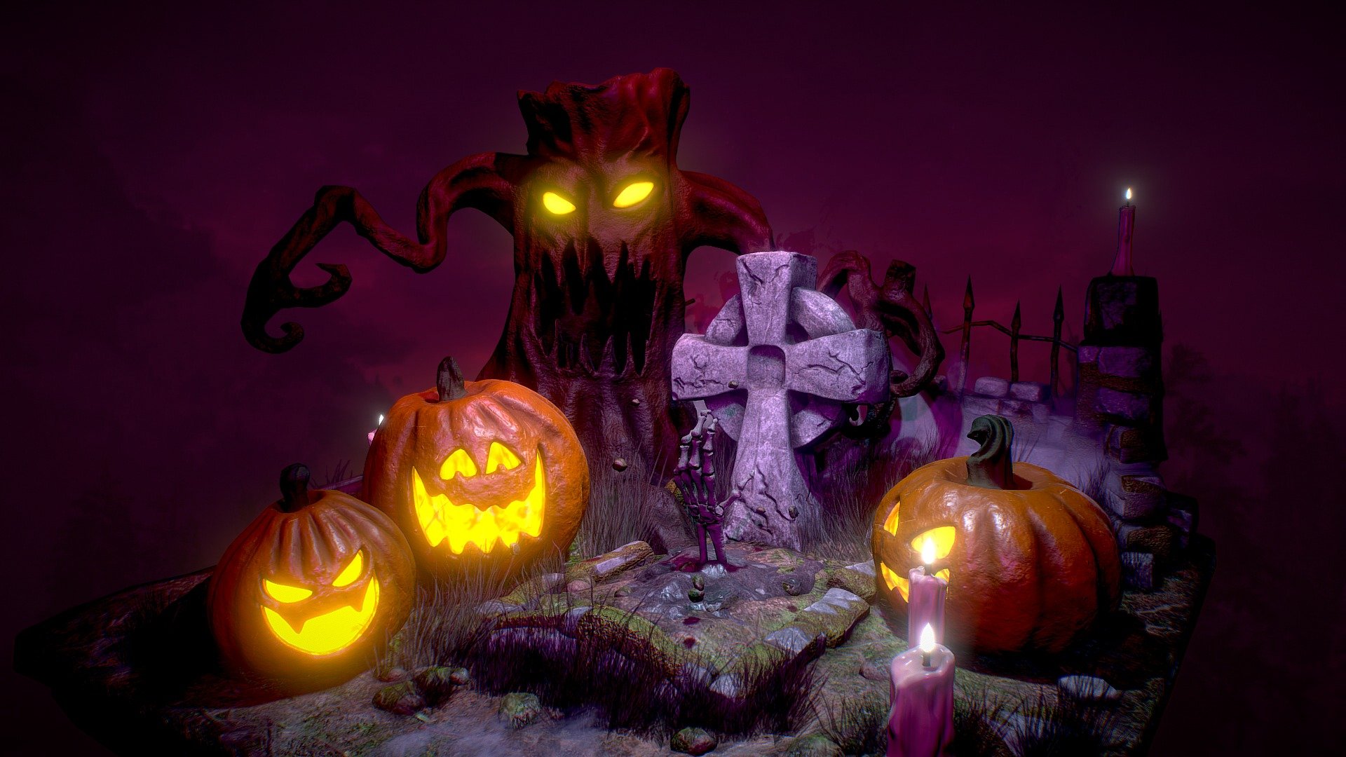 🎃Halloween🎃 - Download Free 3D model by dark_igorek [b24ba26] - Sketchfab