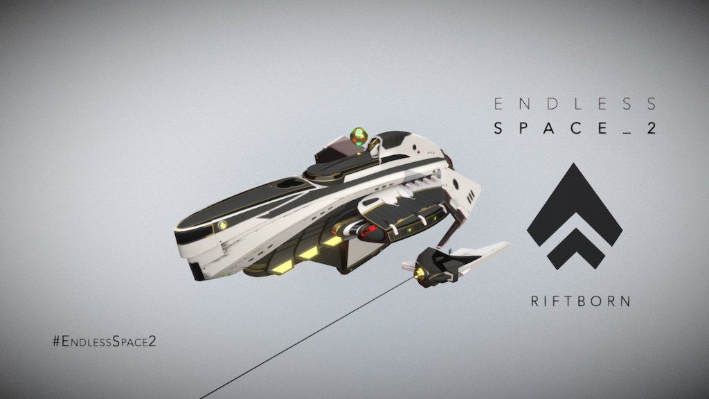Endless Space 2 - Riftborn - Destroyer - 3D model by Amplitude Studios ...