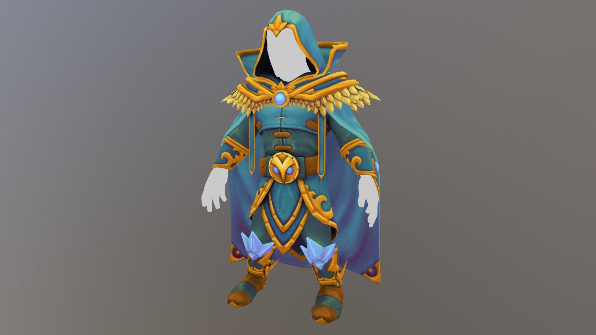 Human Mage's Armor - 3D model by Rudenko_Mykyta (@Rudenko_NIkita ...