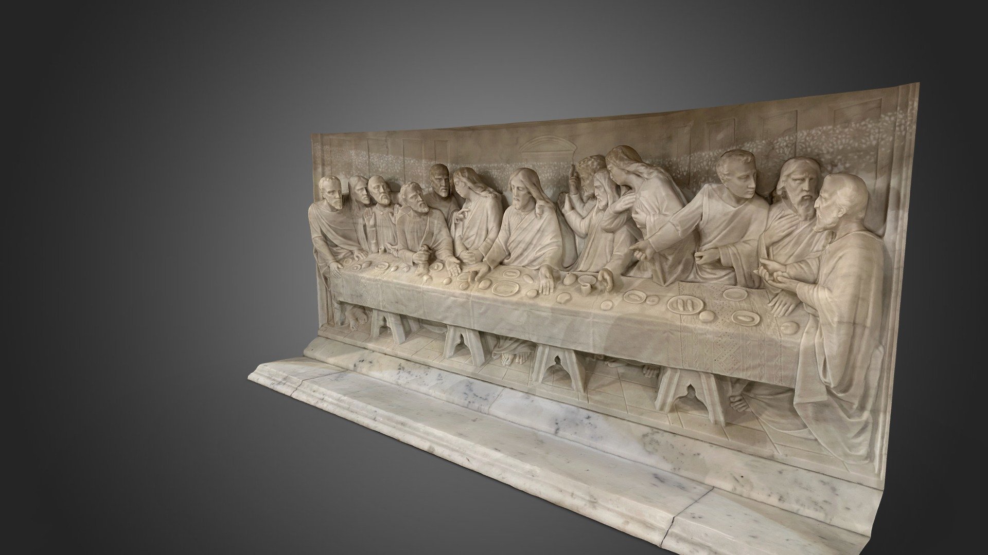 Sculpture - The Last Supper - 3D model by CVM (@CaptureVisualMarketing ...
