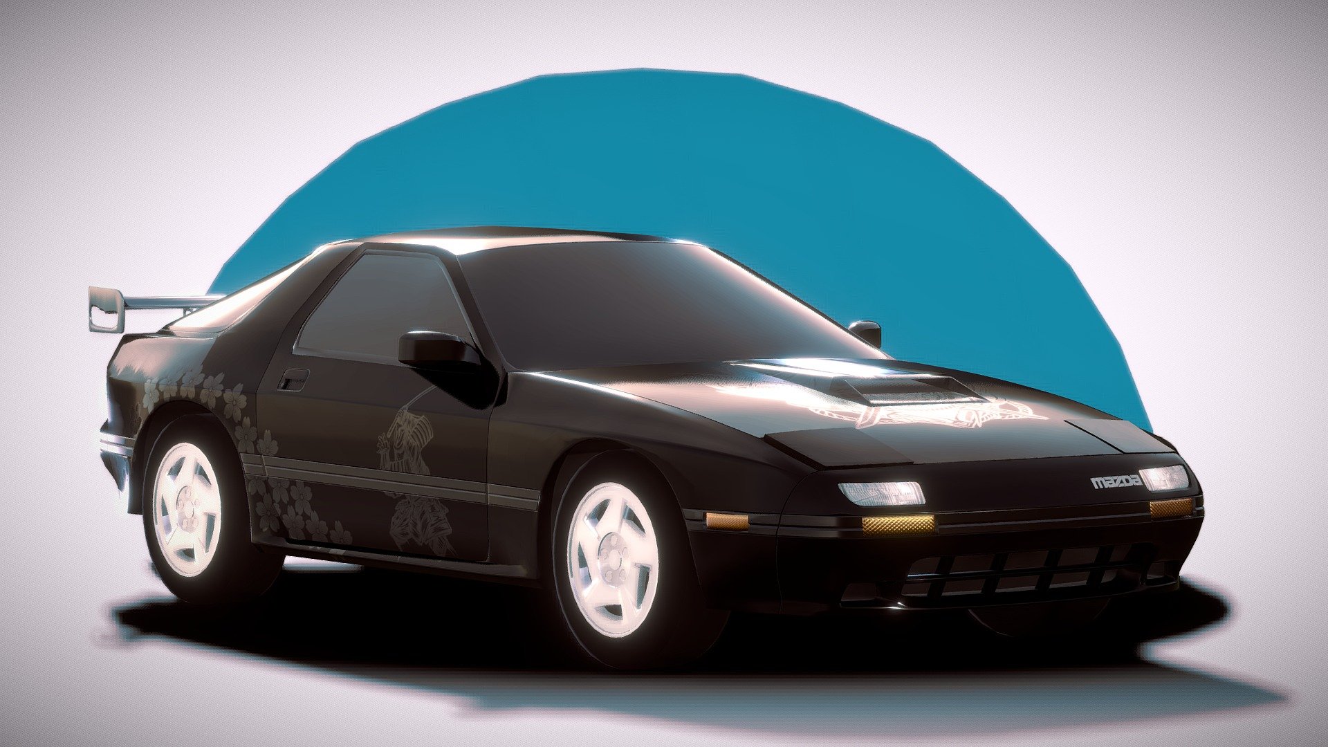 Mazda Rx-7 FC - Download Free 3D model by Arslon.Aminboyv™ (@RxARSLON ...