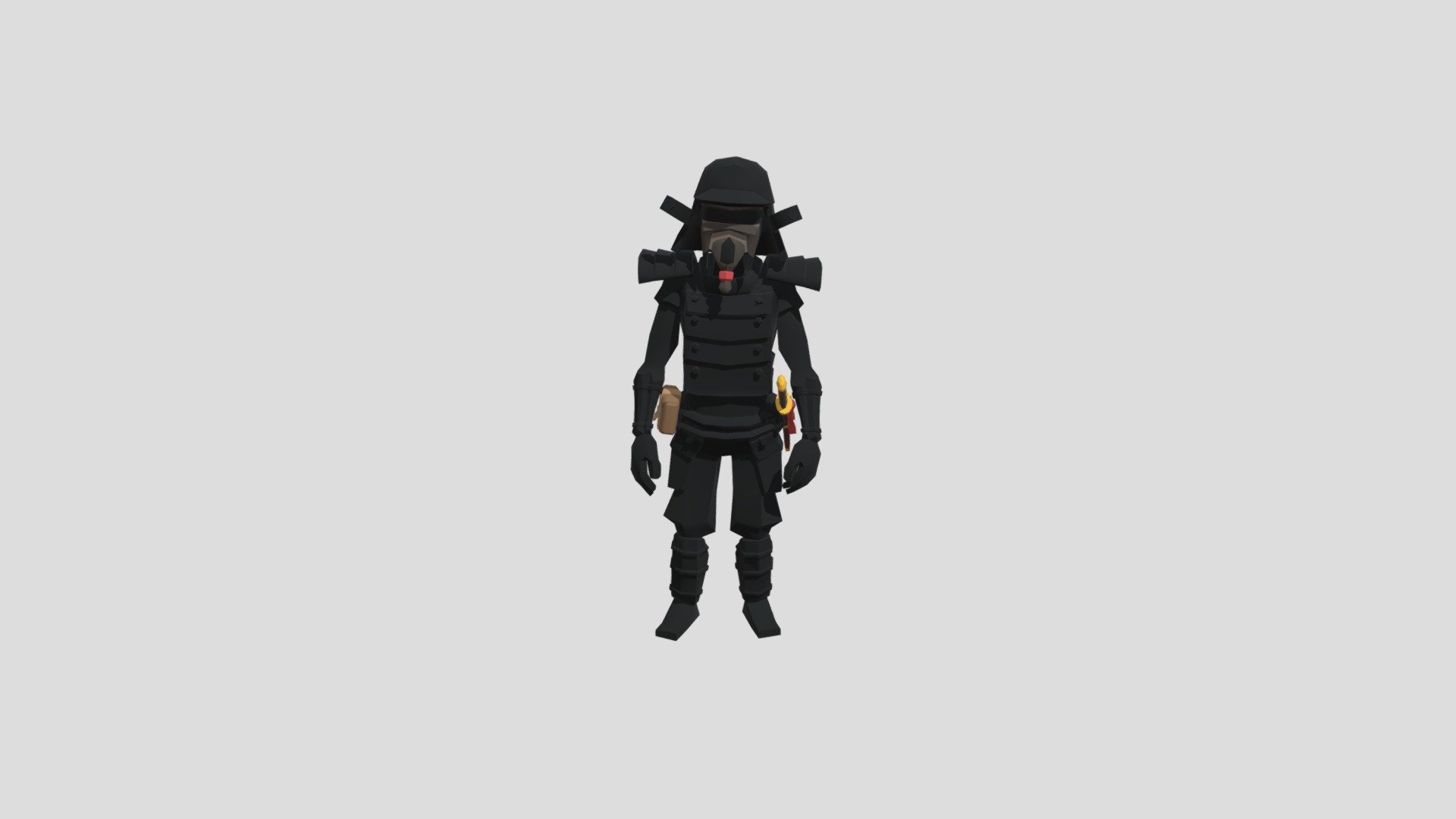 Samurai Breathing Idle - Download Free 3D model by shadow (@ramdoni ...