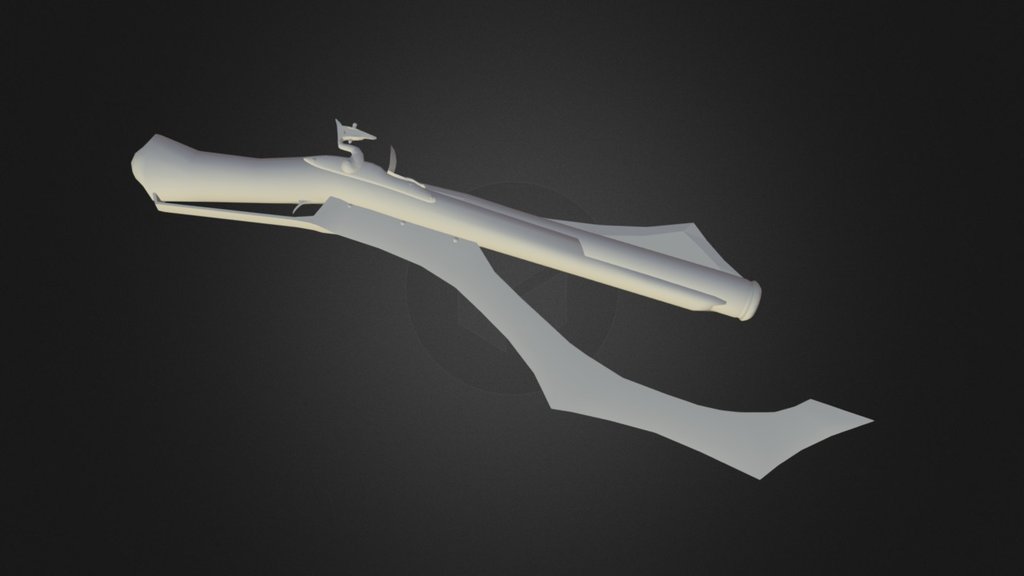 Gun Blade - 3D model by guchu17 [b250829] - Sketchfab