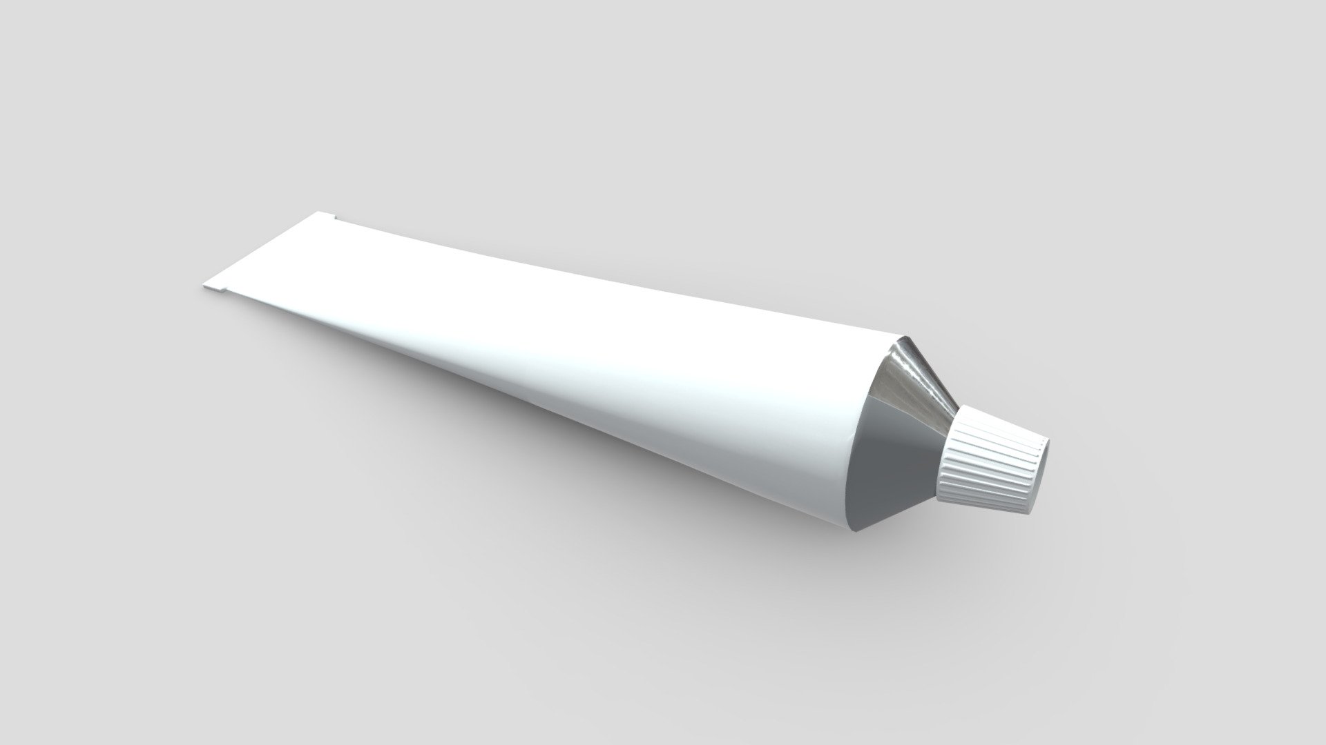Paste Tube - Buy Royalty Free 3D model by plaggy [b251b60] - Sketchfab ...