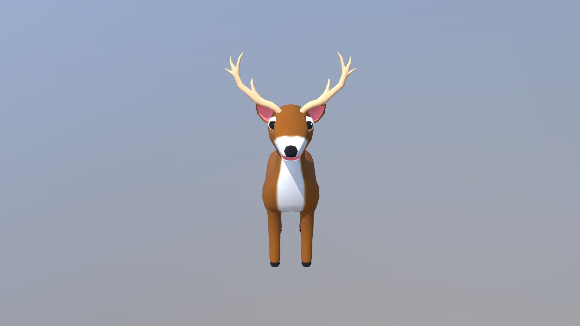 Deer - 3D model by camcouto [b251ff9] - Sketchfab