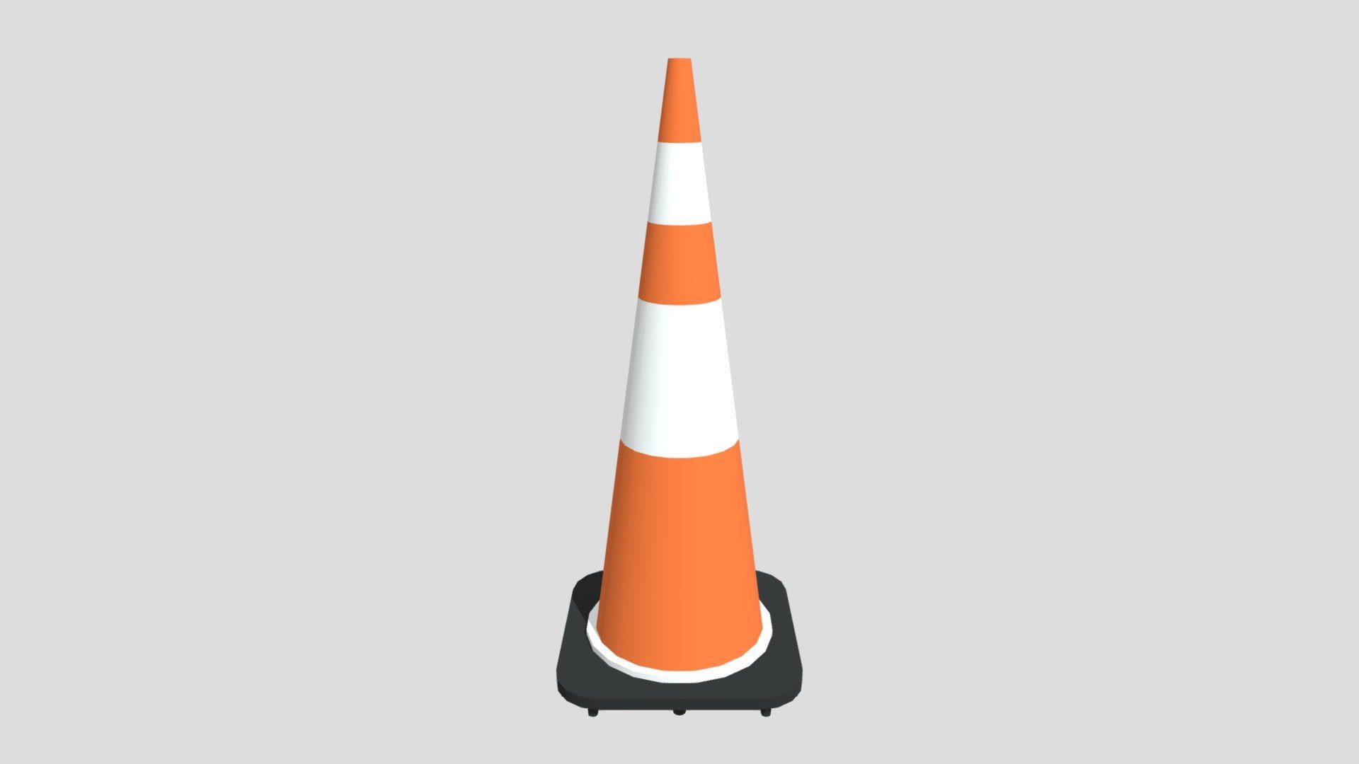Traffic Cone - 3D model by CTM05 [b25361d] - Sketchfab