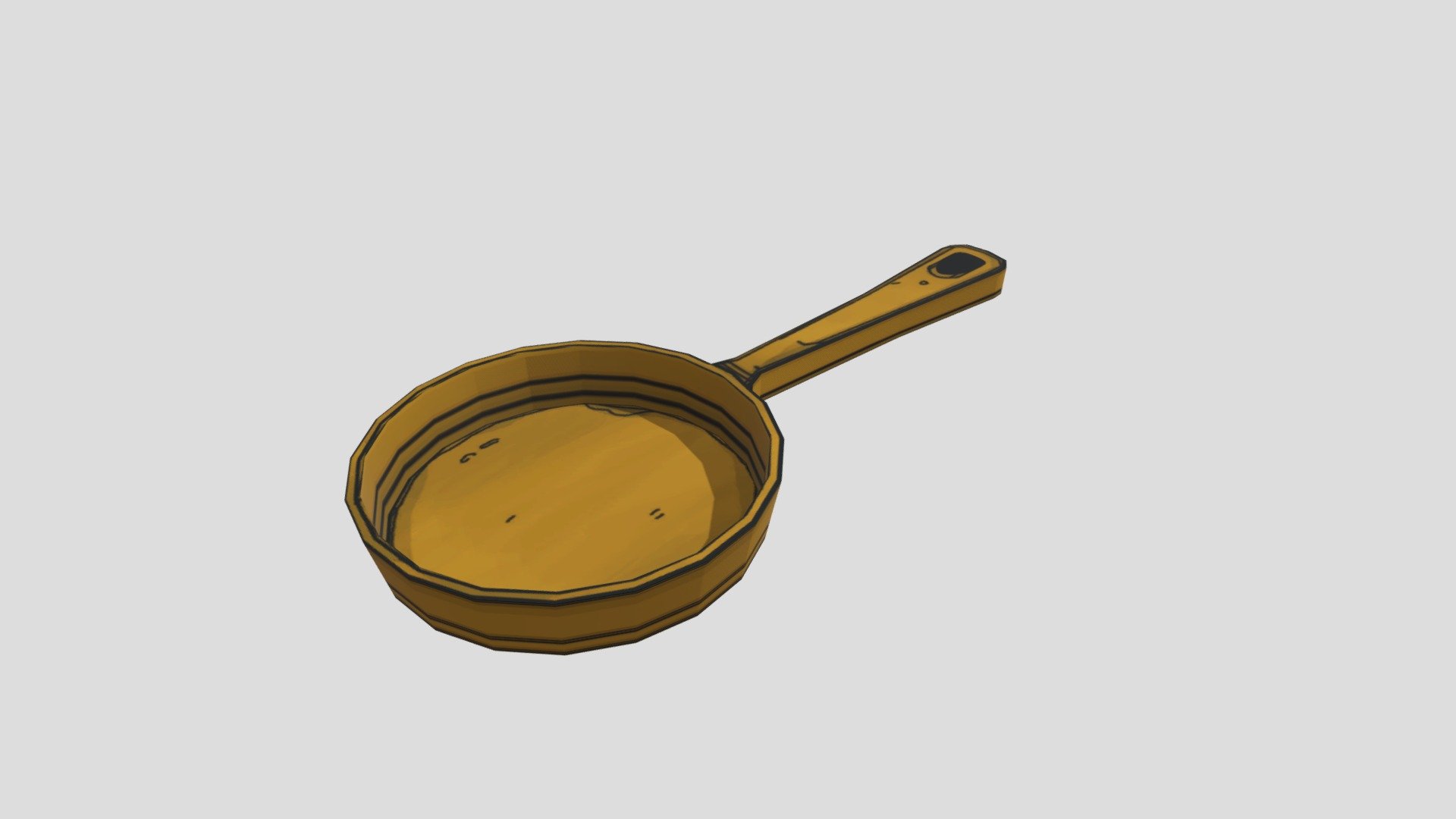 Batdr Frying Pan - Download Free 3D model by 20th Century Leo´s Bendy ...
