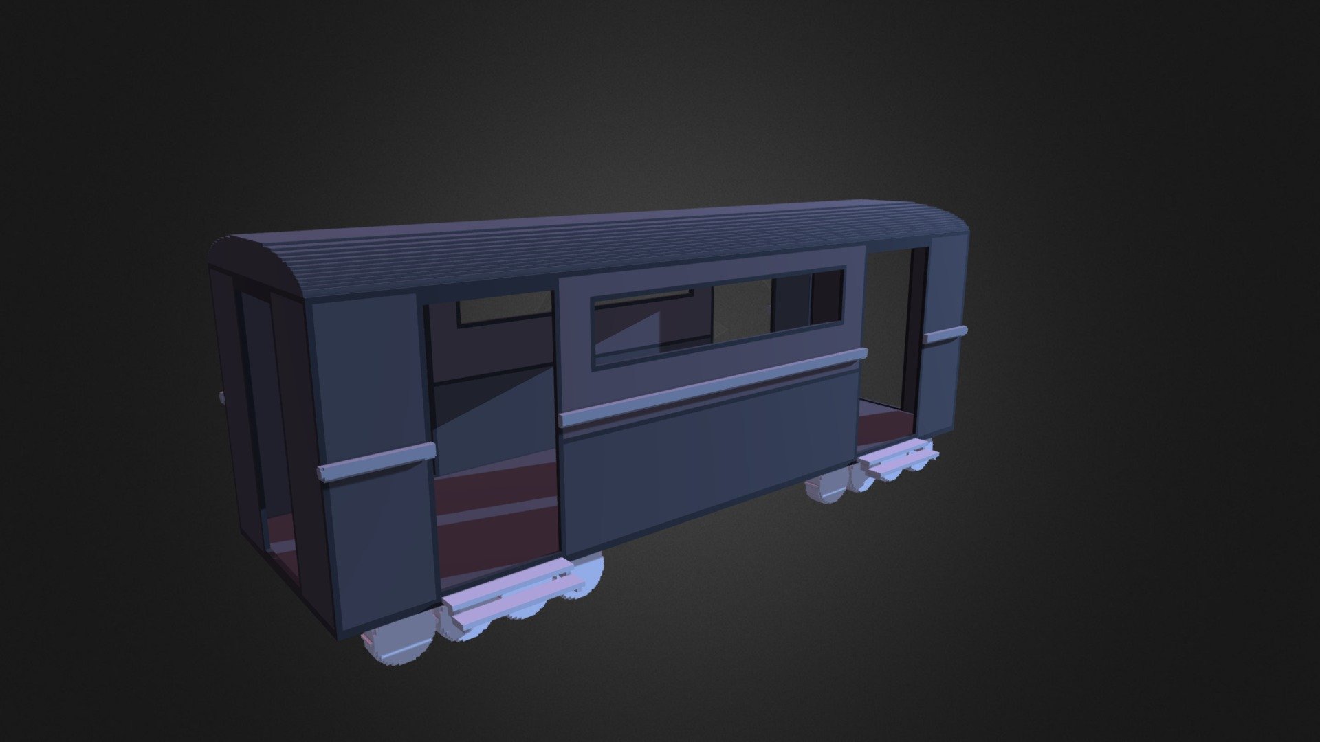 Voxel Train Cart (Cubik - 128) [Retired] - 3D model by Chara_Dreemurr ...