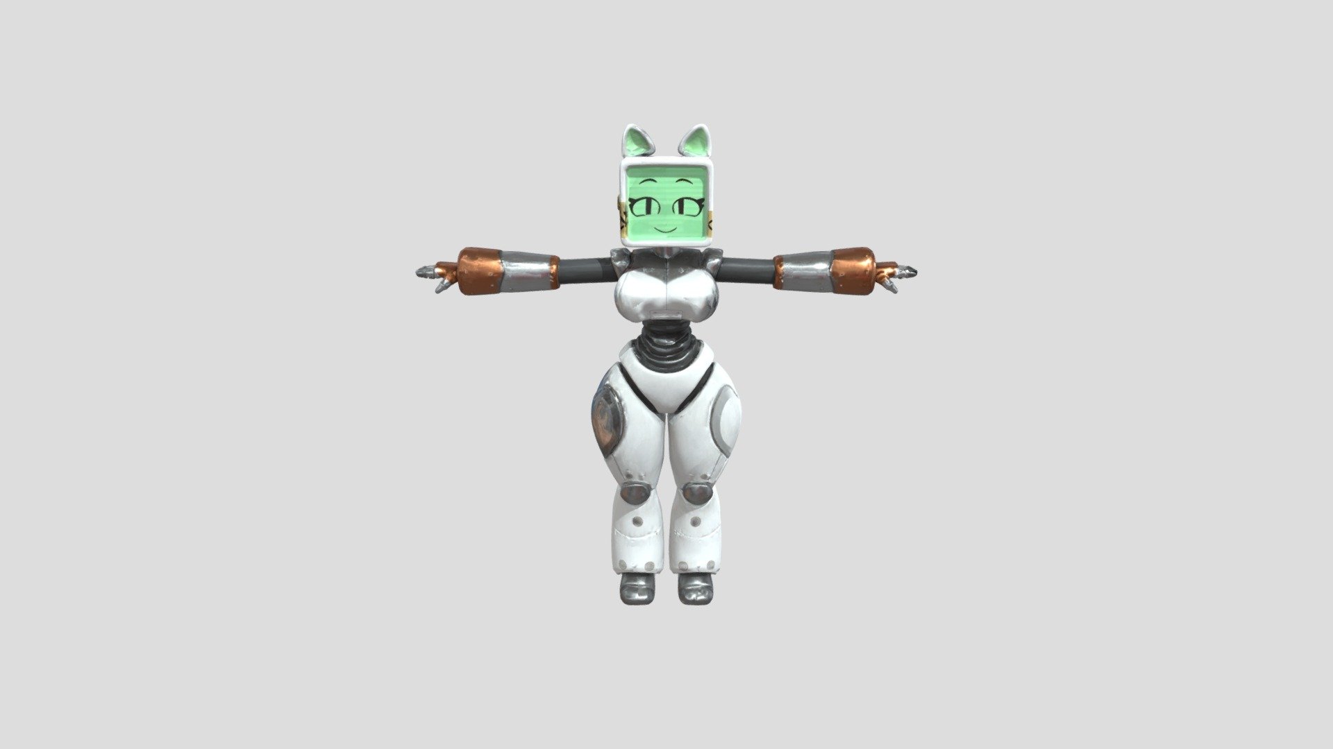 Cat-Bot Companion - Download Free 3D model by rtyrtyrtyrt123 [b258fde ...