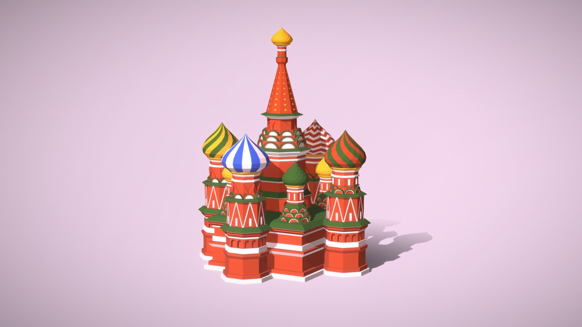 St. Basil's Cathedral - 3D model by zinzen [b25940d] - Sketchfab
