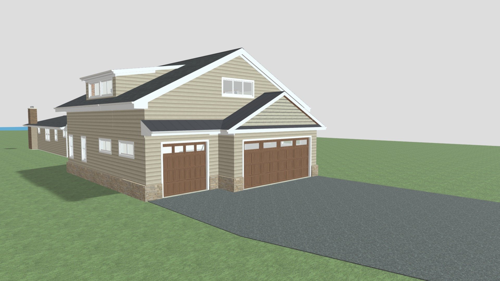 Revised Garage - 3D model by OakBridge Development (@oakbridge ...