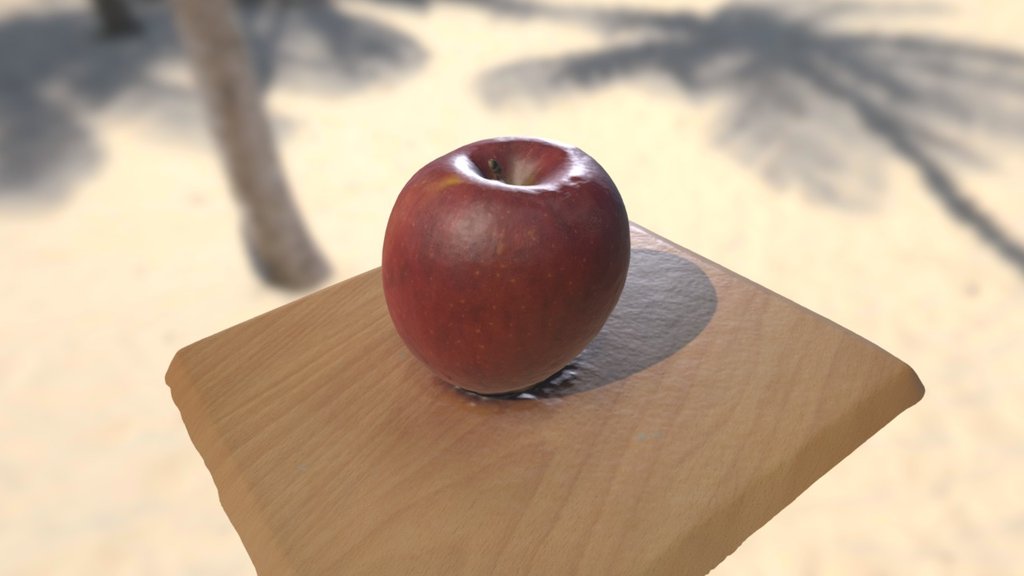 Apple - 3D model by linyihsuan [b25b7b2] - Sketchfab