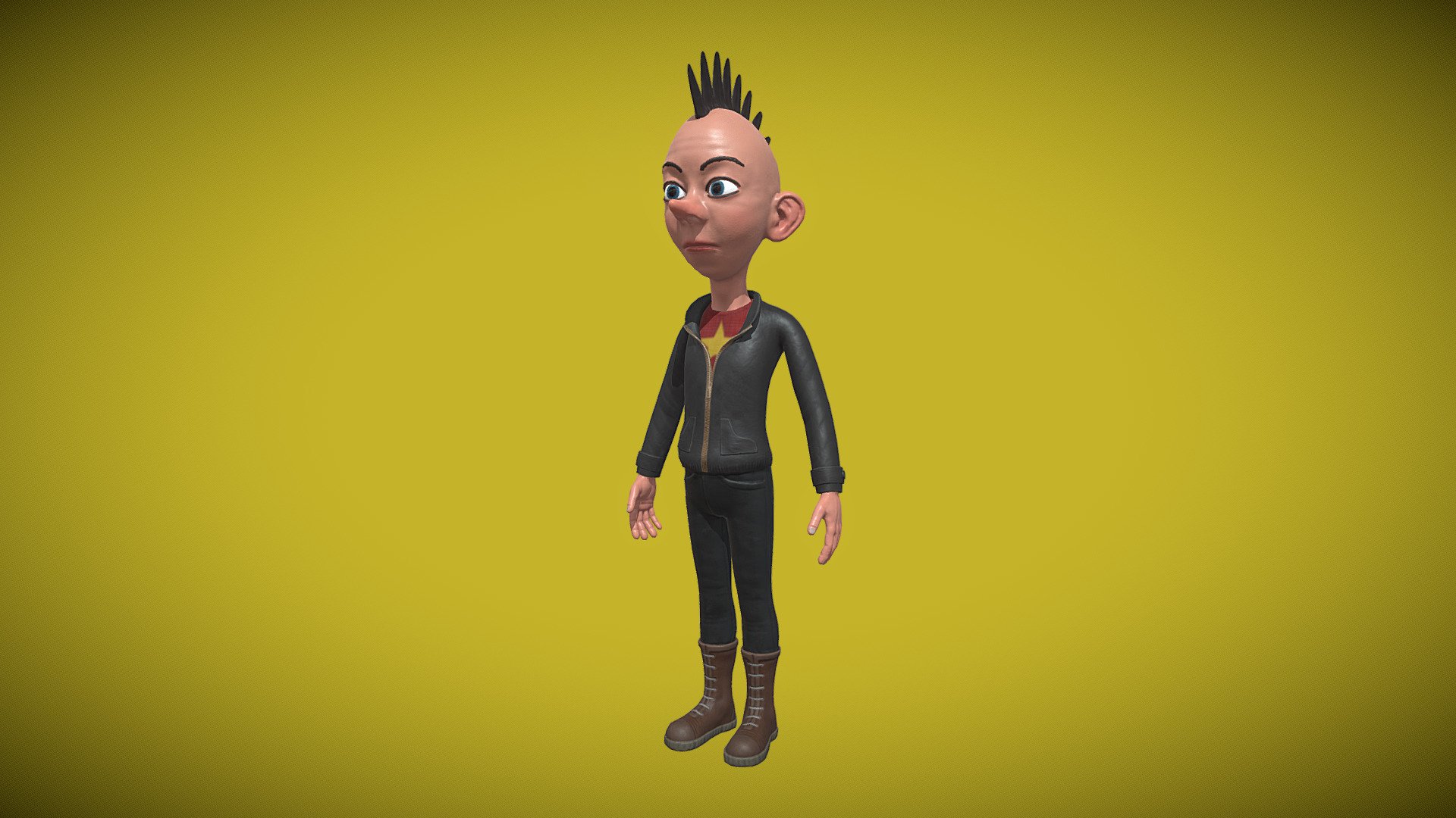 Punk - Download Free 3D model by emelyarules [b25ba05] - Sketchfab