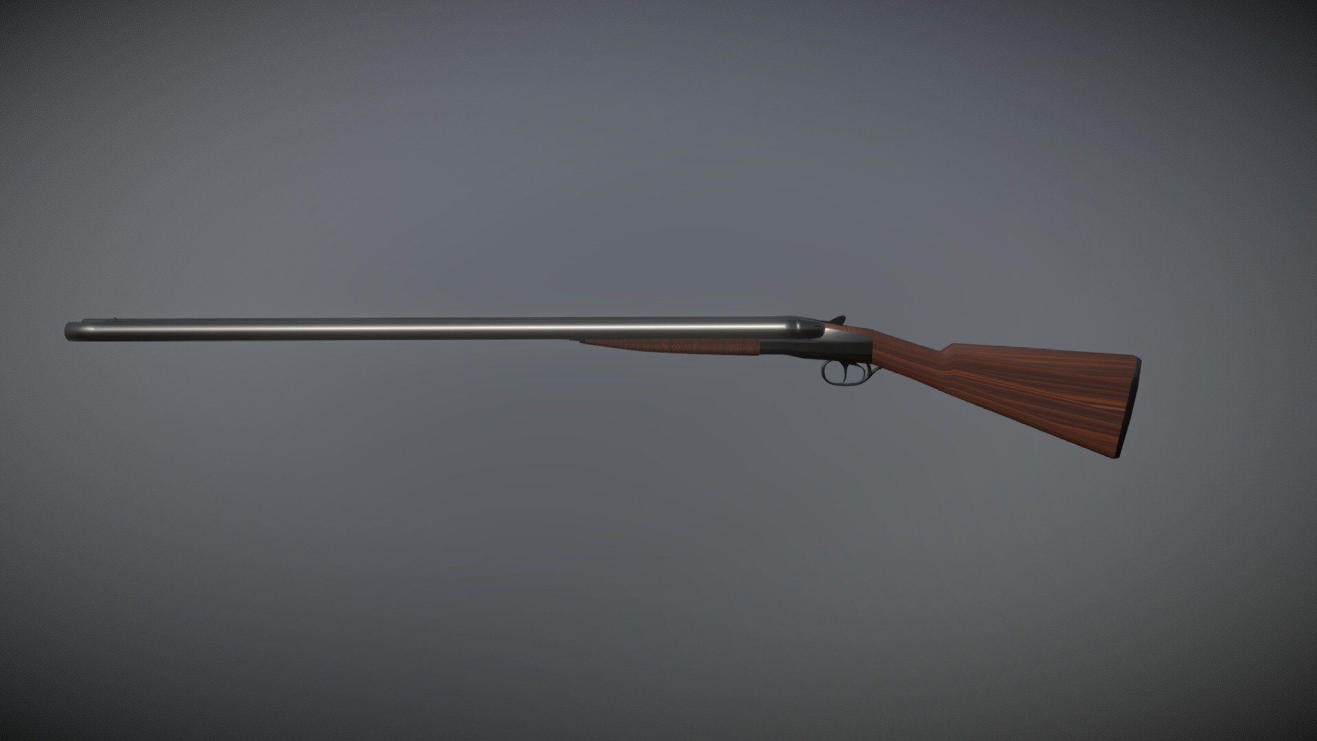 Double Barrel Shotgun| Prop | Decoration - Download Free 3D model by ...