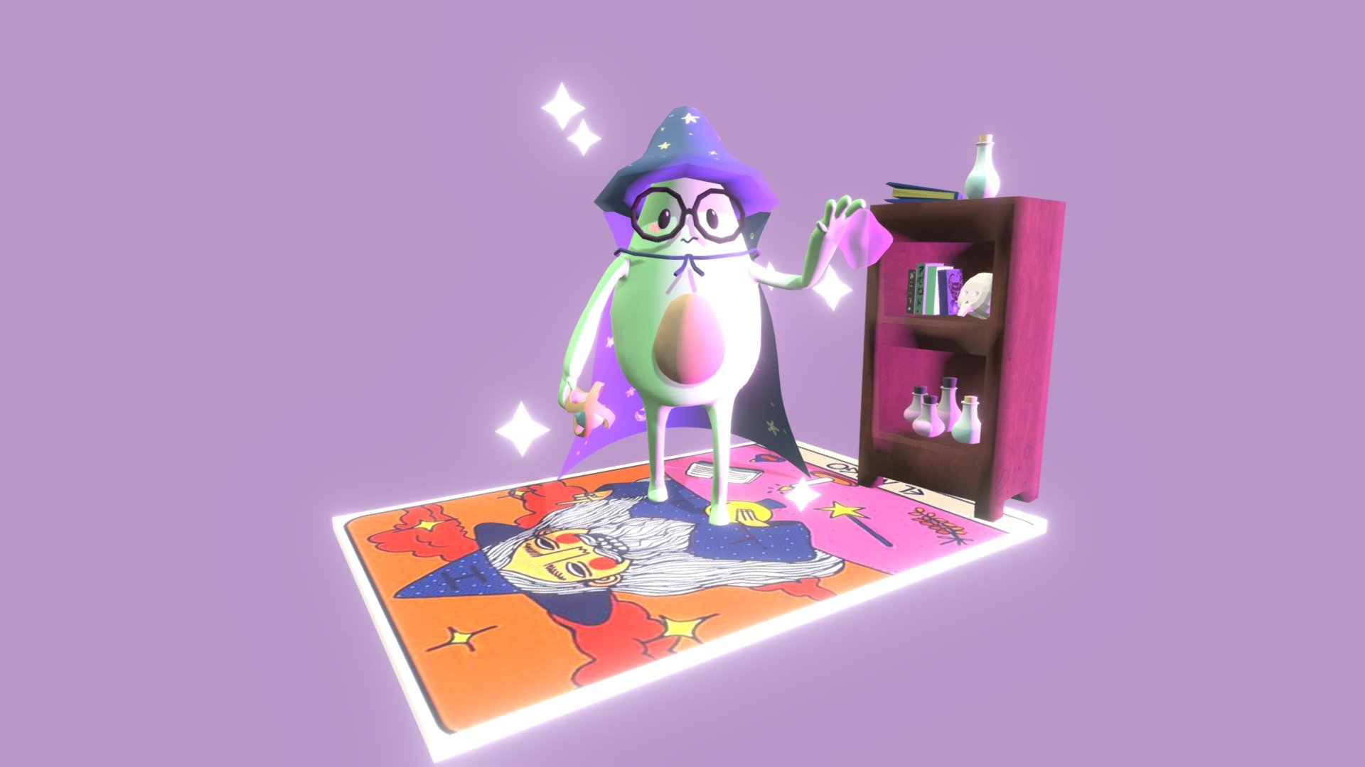 Magic Avocado - 3D model by Pawi [b25c004] - Sketchfab