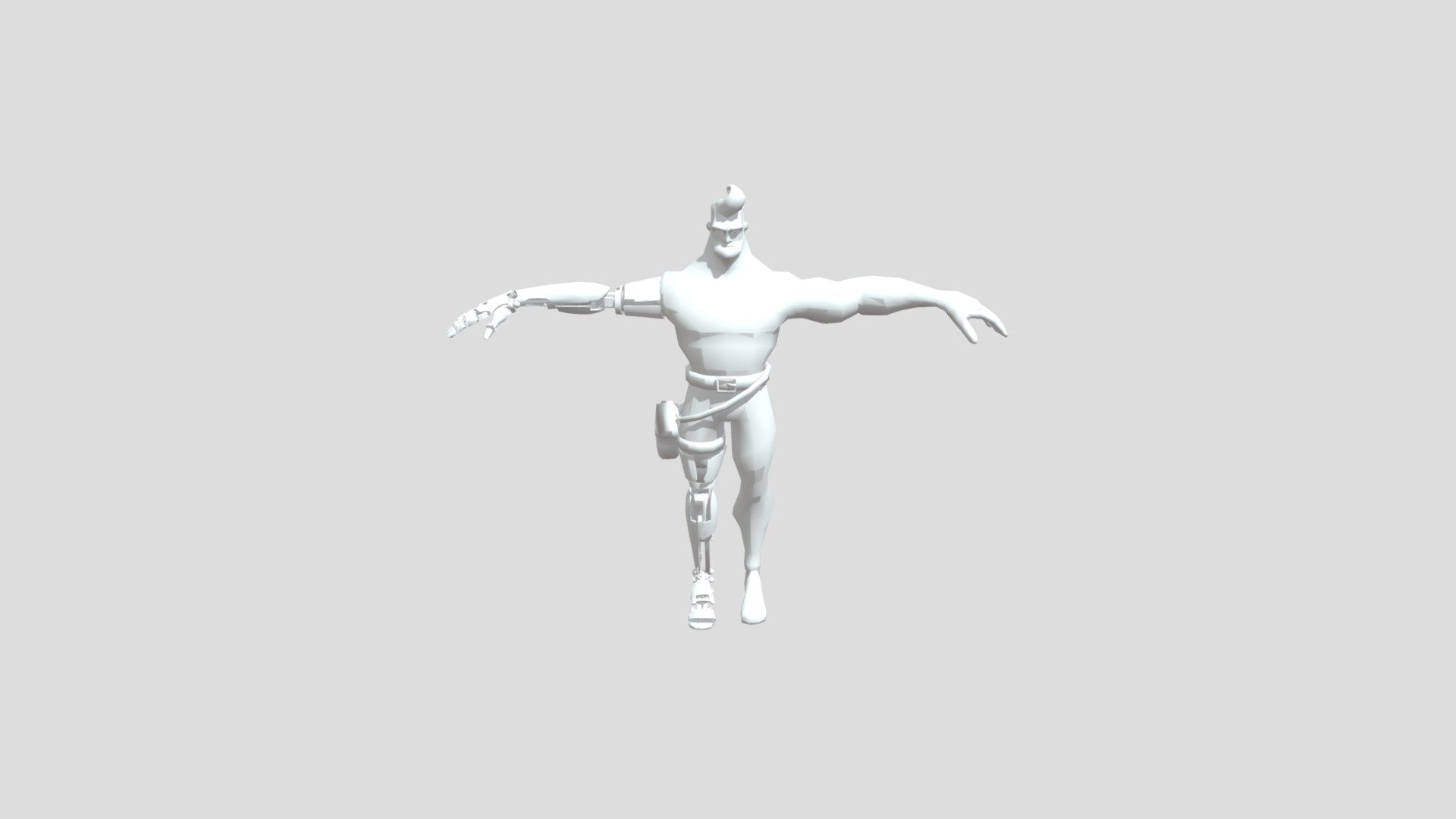 Cyber Character 3D Model - 3D model by codedecorator [b25c729] - Sketchfab