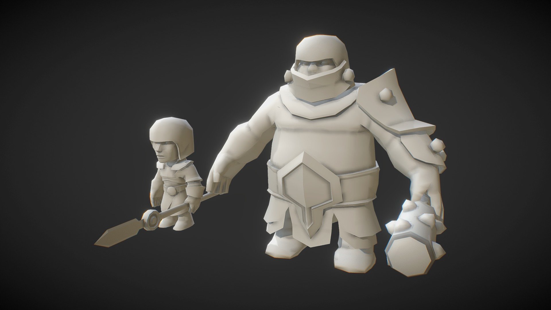 Spearman & Orge WIP - 3D model by ron_ang [b25d0b6] - Sketchfab