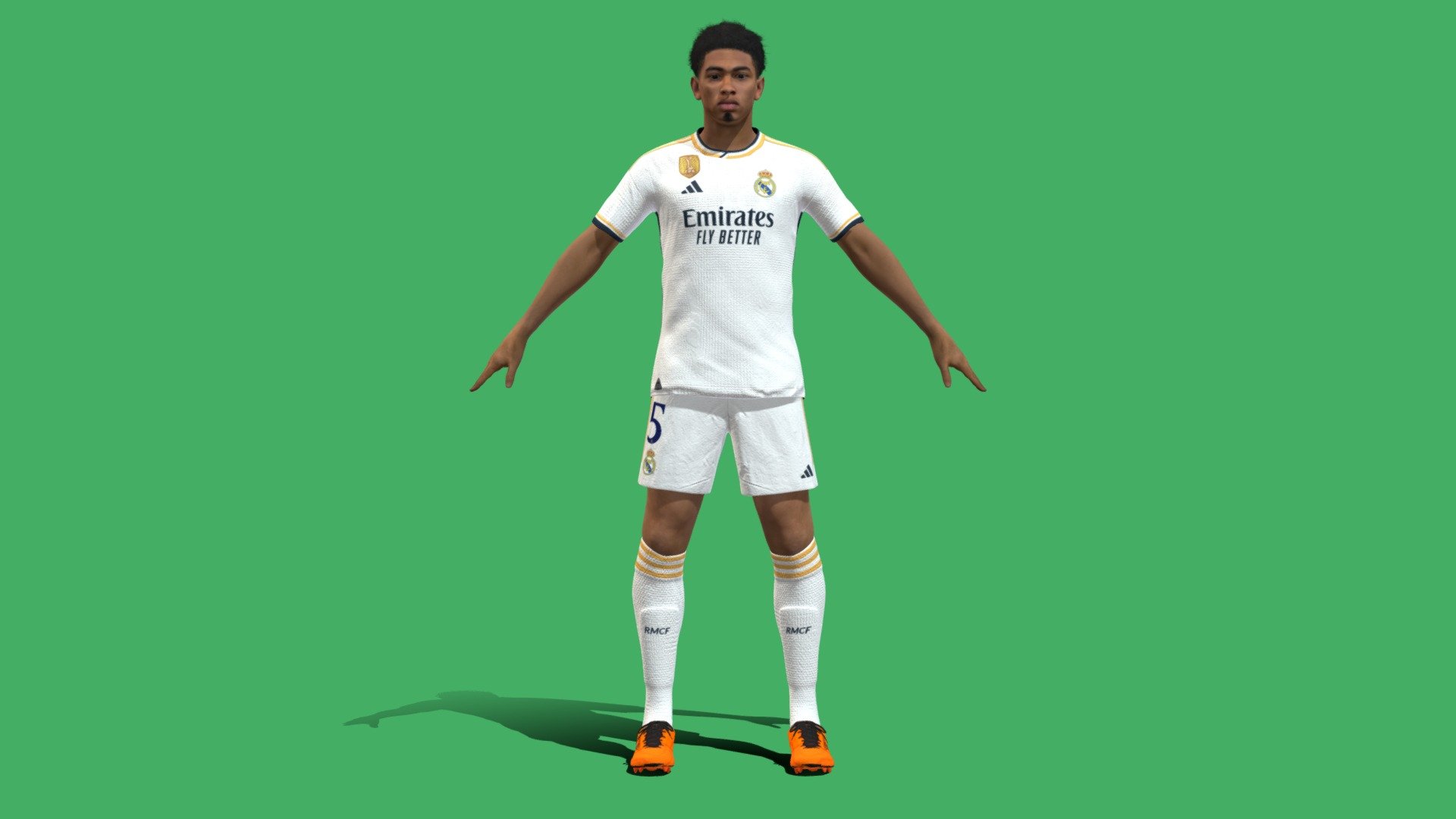 3D Rigged Jude Bellingham Real Madrid 202 - copy - 3D model by ...