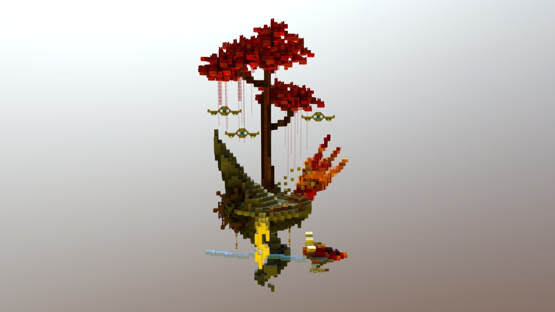 Skyblock Island ~ Space Theme - 3D model by NaydrusS (@KoraProjects ...