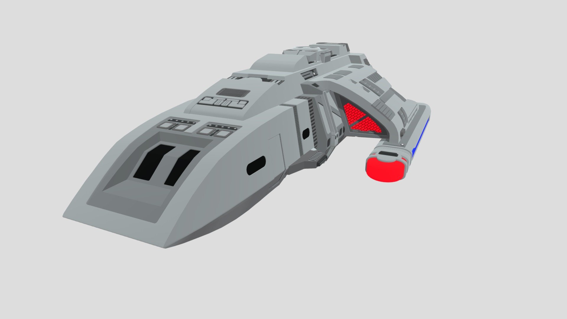 Danube Class Runabout - Star Trek - Fan Art - 3D model by DFL81 ...