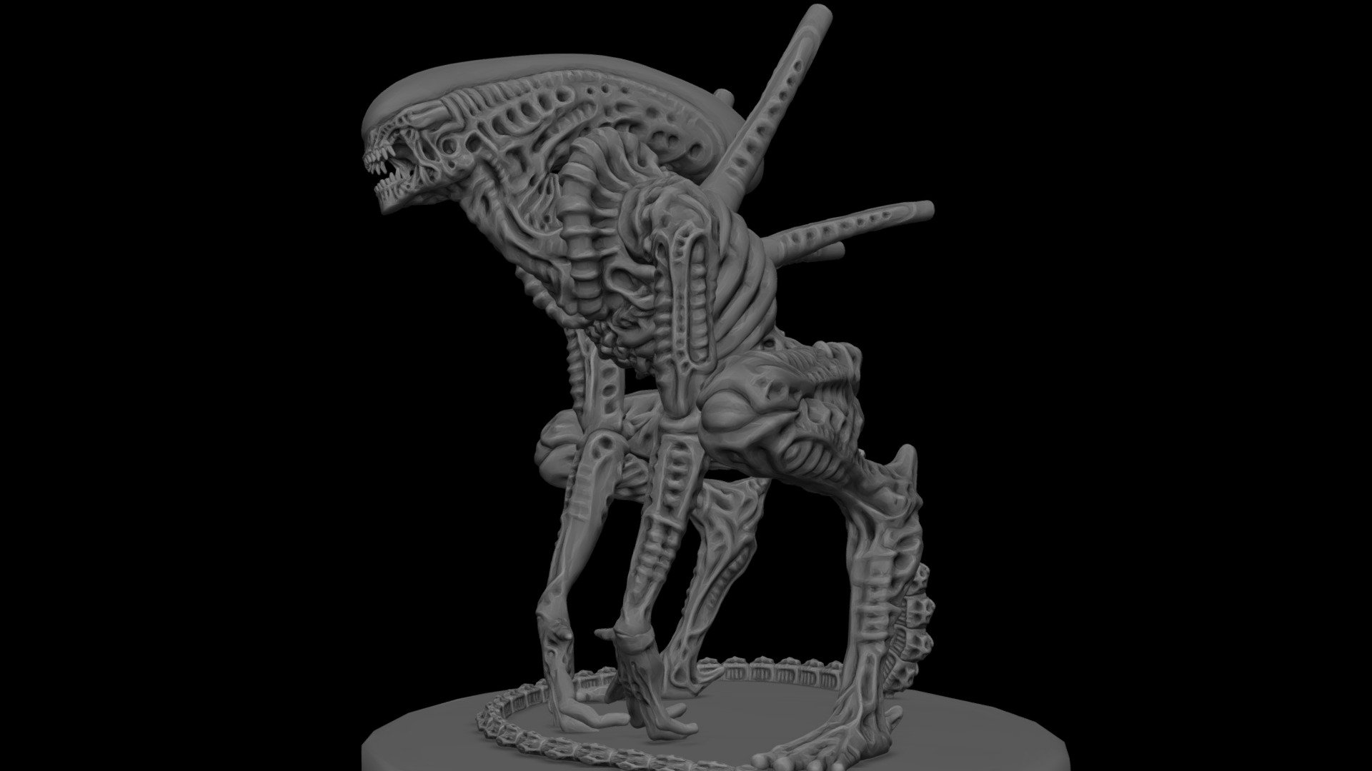 Alien Sculpt - 3D model by Therealyton (@yton) [b262cb3] - Sketchfab