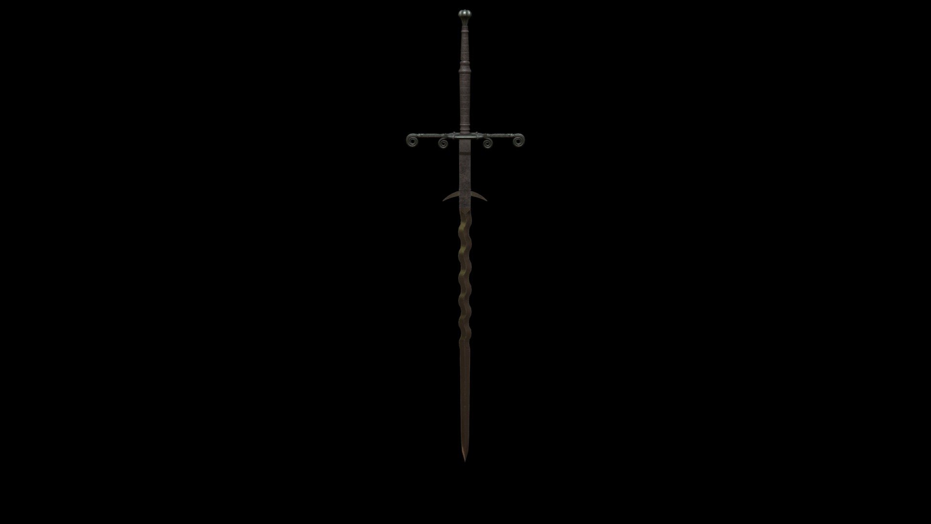 Flamberge sword - 3D model by Velao (@Devia300) [b265738] - Sketchfab