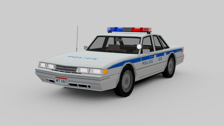 Police-interceptor 3D models - Sketchfab