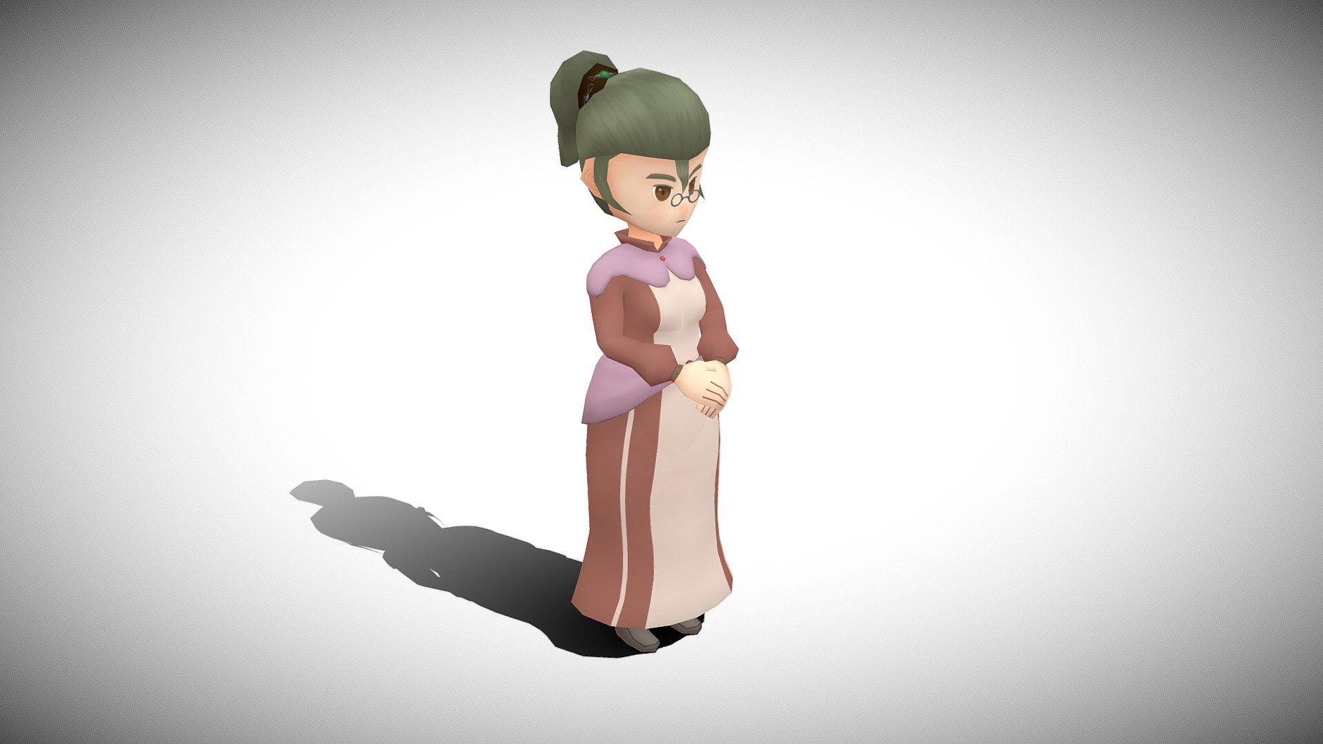 Stylized NPC - Noblewoman - Buy Royalty Free 3D model by Winged Boots ...