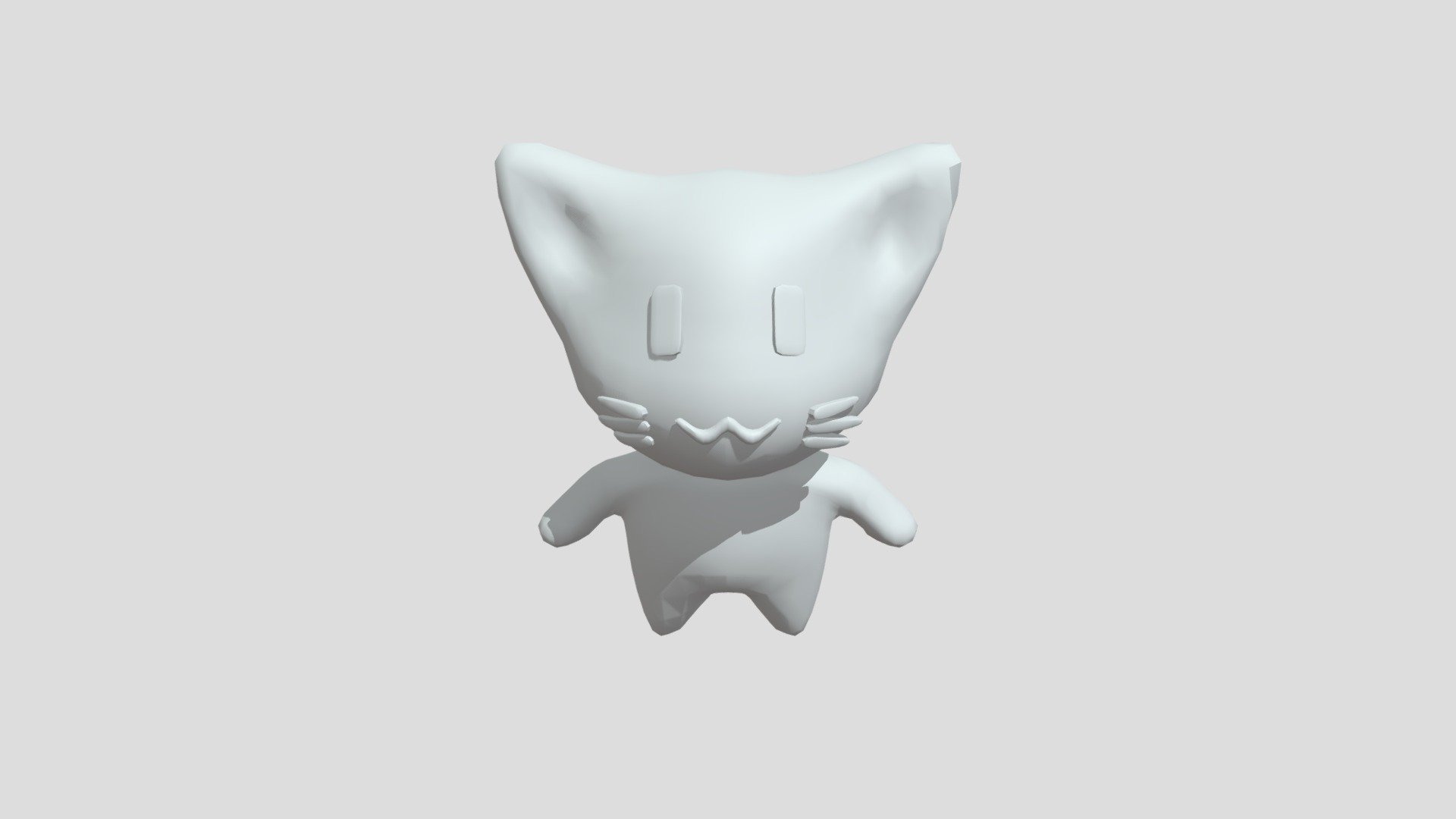 Chibi Cat model - Download Free 3D model by maldasukma [b268bb2 ...