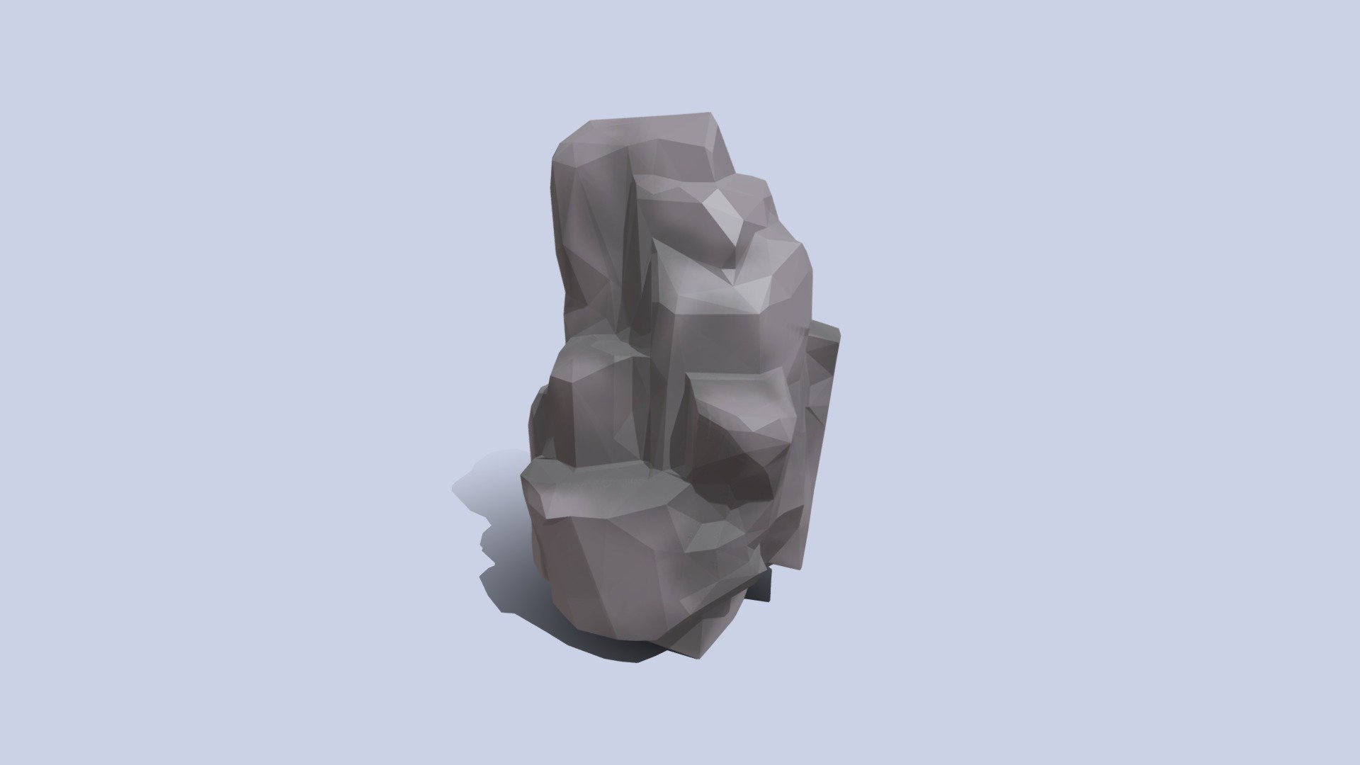 Detailed Low Poly Rock - 3D model by OblixStudio [b26a1c9] - Sketchfab