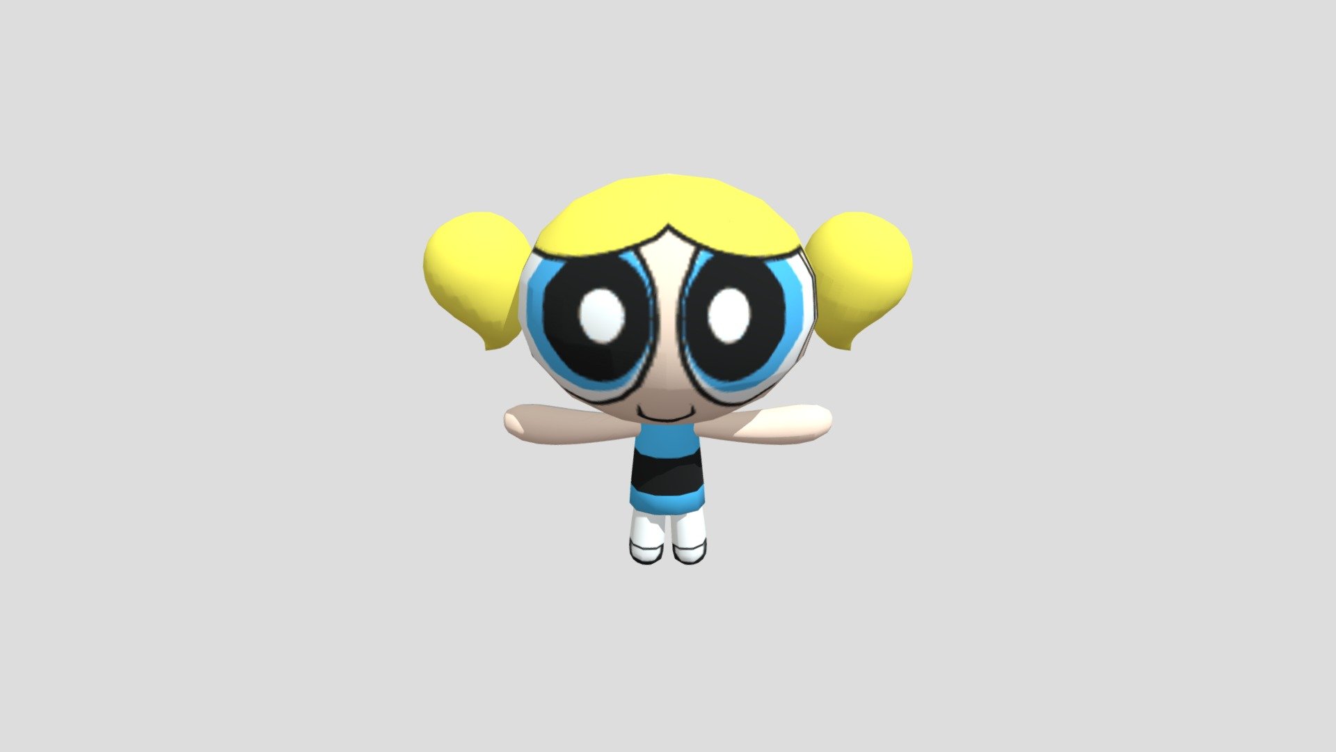 Bubbles (Powerpuff Girls) - Download Free 3D model by Stusta (@Stusta1 ...